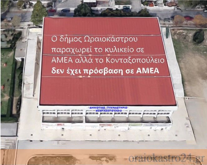 Ανήκουστο! Ο Δ. Ωραιοκάστρου παραχωρεί το κυλικείο σε ΑΜΕΑ αλλά αυτό ...