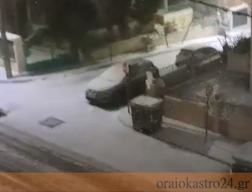ΤΩΡΑ Χιονόπτωση στο Δ. Ωραιοκάστρου - Κλείνει η Ε.Ο. Ωραιοκάστρου ...